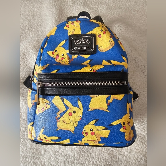 Loungefly | Bags | Rare Loungefly Pokemon Pikachu Royal Blue Yellow ...